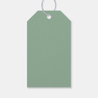 In Loving Memory Greenery Gold Memory Tree Tags | Zazzle