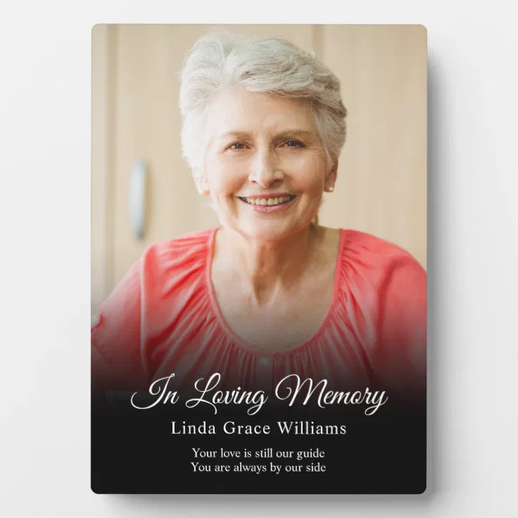 In Loving Memory Memorial Keepsake Bereavement Plaque | Zazzle