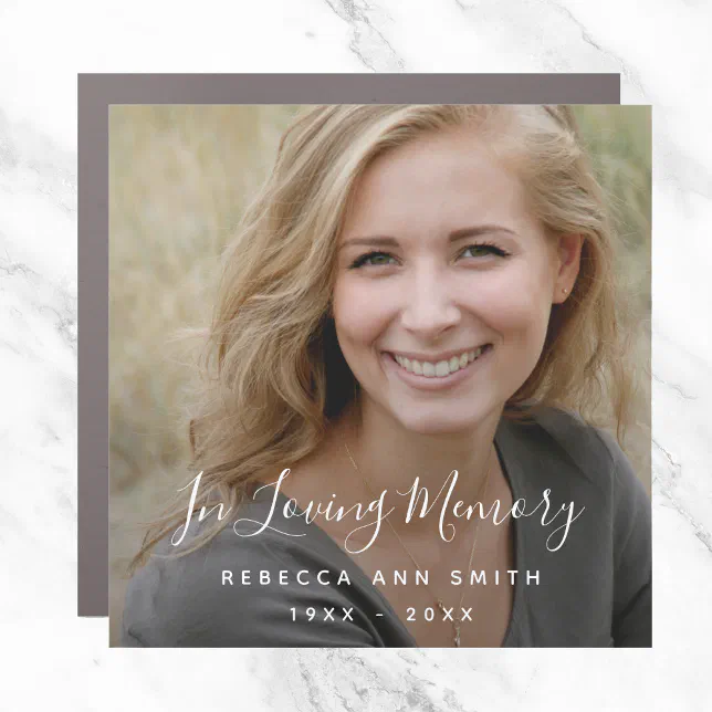 In Loving Memory Memorial Keepsake Car Magnet | Zazzle