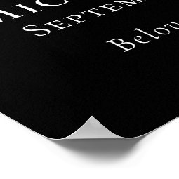 In Loving Memory Memorial Photo Display Poster | Zazzle