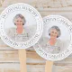 In Loving Memory Memorial Simple Elegant Photo Hand Fan | Zazzle