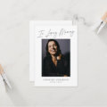 In Loving Memory Minimalist Memorial Photo Card | Zazzle