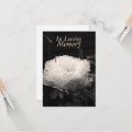 In Loving memory Peony Celebration of Life Invitation | Zazzle
