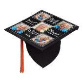 In Loving Memory Personalized 5 Photo Memorial Graduation Cap Topper ...