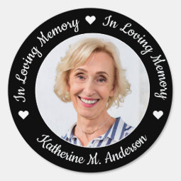 In Loving Memory Personalized Photo Memorial Sign | Zazzle