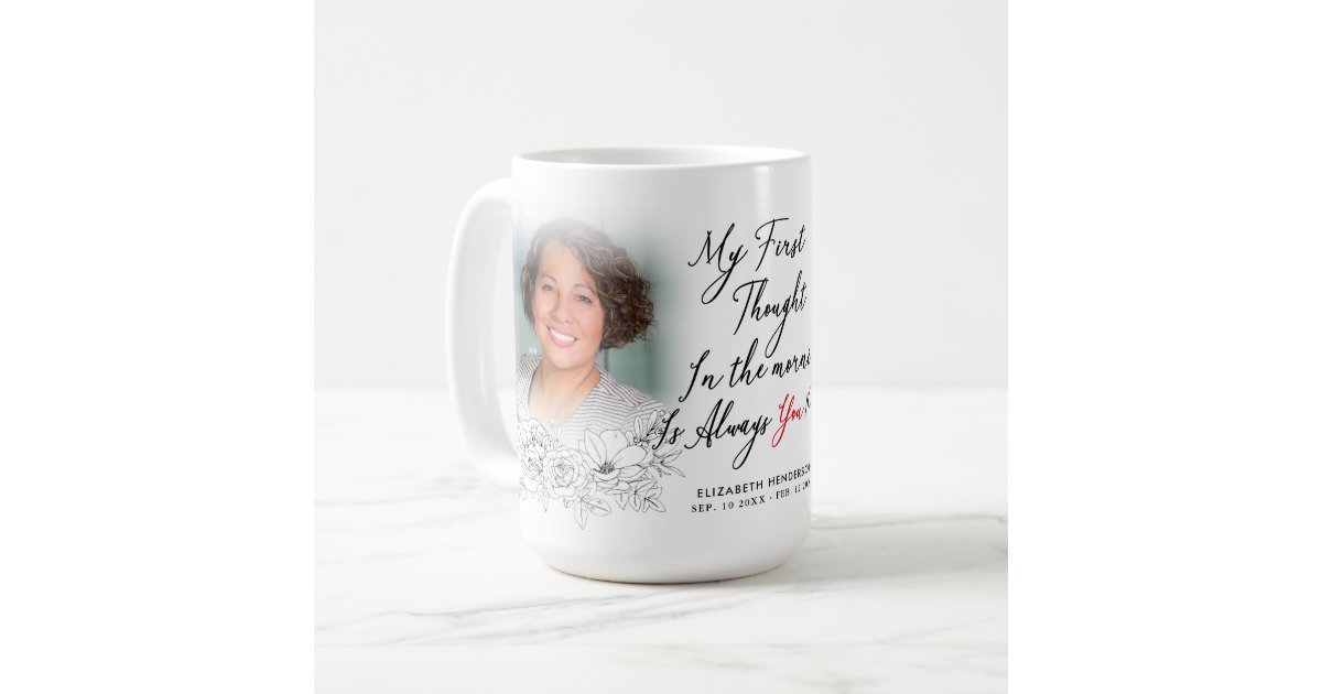 In Loving Memory Photo Coffee Mug | Zazzle