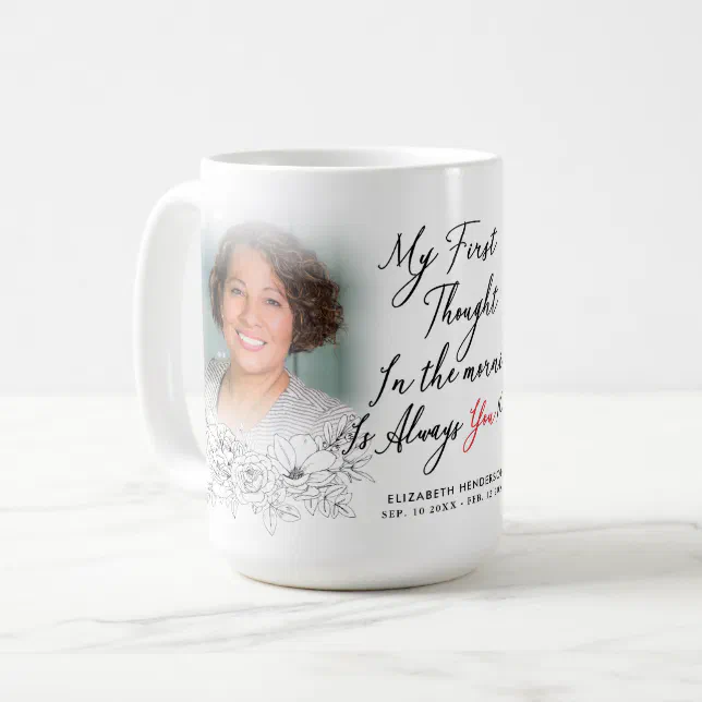 In Loving Memory Photo Coffee Mug | Zazzle