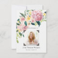 In Loving Memory Photo Funeral Thank You Card | Zazzle