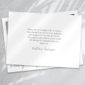In Loving Memory Photo Funeral Thank You Card | Zazzle