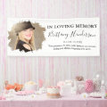 In Loving Memory | Photo Memorial Banner | Zazzle