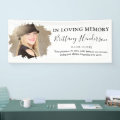 In Loving Memory | Photo Memorial Banner | Zazzle