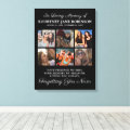 In Loving Memory Photo Memorial Canvas Print | Zazzle