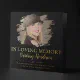 In Loving Memory | Photo Memorial Foil Prints | Zazzle