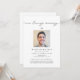 In Loving Memory Photo Memorial Service Funeral Invitation | Zazzle