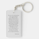 In Loving Memory Photo Poem Keychain | Zazzle