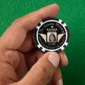 In Loving Memory Pocket Photo Remembrance Poker Chips | Zazzle