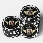 In Loving Memory Pocket Photo Remembrance Poker Chips | Zazzle