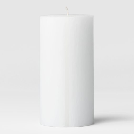 In Loving Memory Purple Wedding Memorial Pillar Candle | Zazzle