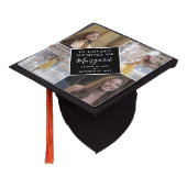 'In Loving Memory' Remembrance Photo Collage Graduation Cap Topper | Zazzle