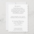 In Loving Memory Script Photo Funeral Program | Zazzle