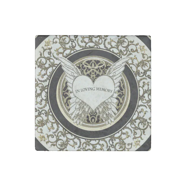 In Loving Memory Stone Magnet | Zazzle