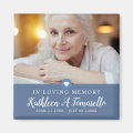 In Loving Memory Sympathy Photo Magnet | Zazzle