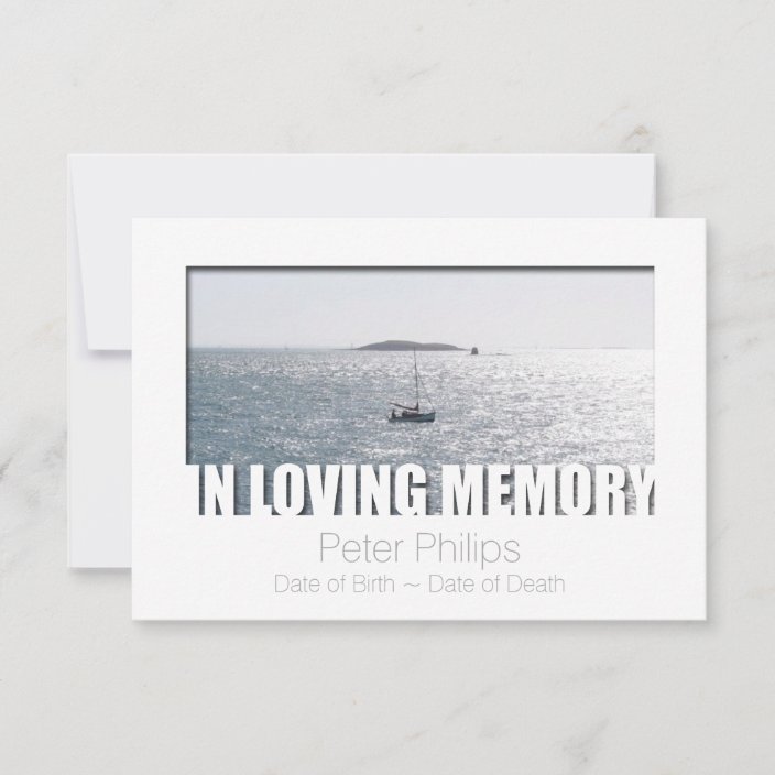 In Loving Memory Template 4 Celebration of Life | Zazzle