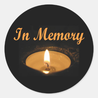 In Loving Memory Stickers | Zazzle