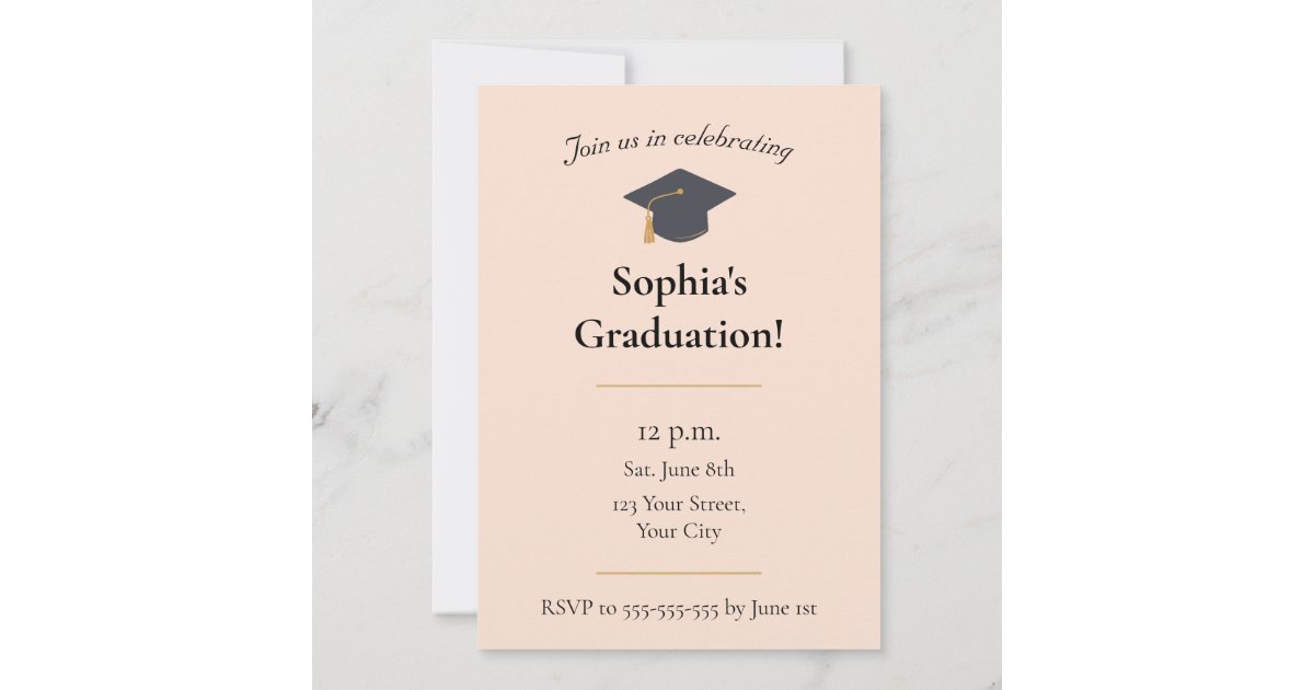 In My Grad Era Graduation Invitation | Zazzle