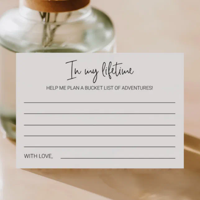 In My Lifetime Bucket List Graduation Advice | Zazzle