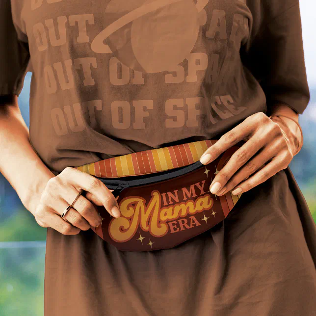In My Mama Era Retro 70s Rainbow Fanny Pack | Zazzle