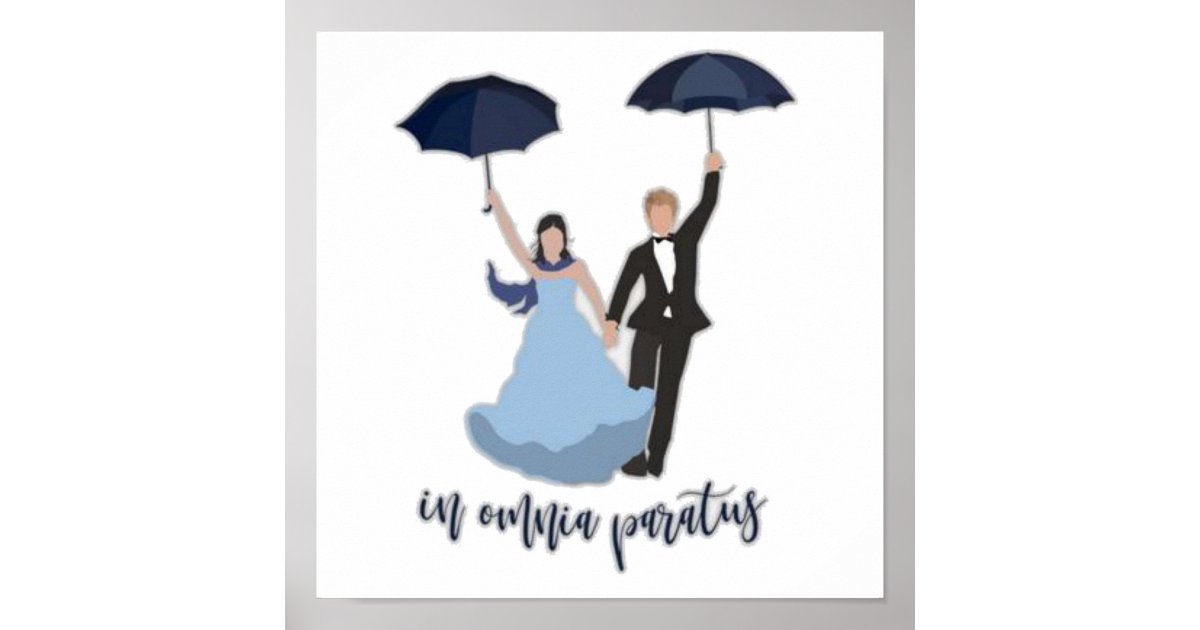 In Omnia Paratus Drawing Poster | Zazzle