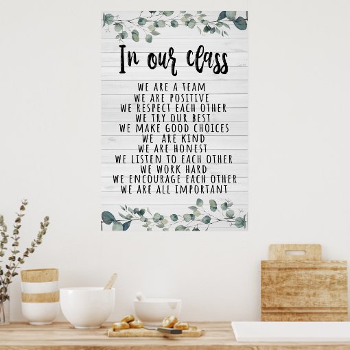 In Our Classroom Poster | Zazzle