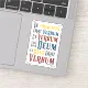 In Principio Erat Verbum Latin Bible Verse Sticker | Zazzle