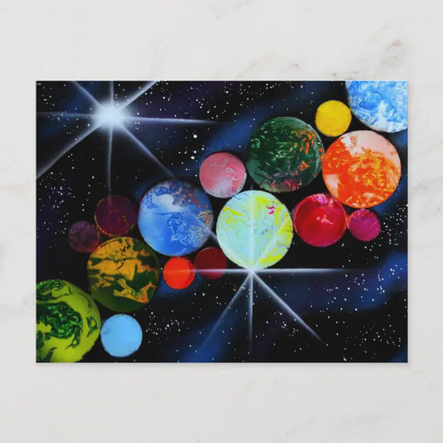 In Space Postcard | Zazzle