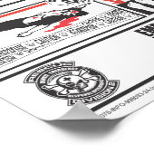 IN THE EVENT OF ZOMBIE ATTACK POSTER | Zazzle