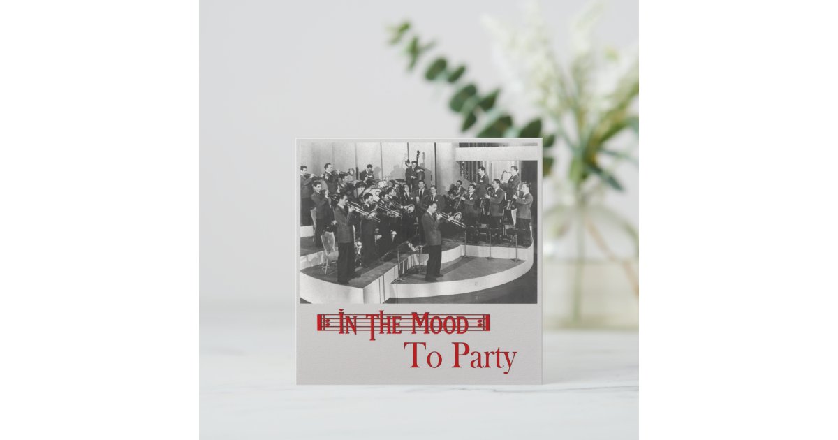 In the Mood Invitation | Zazzle