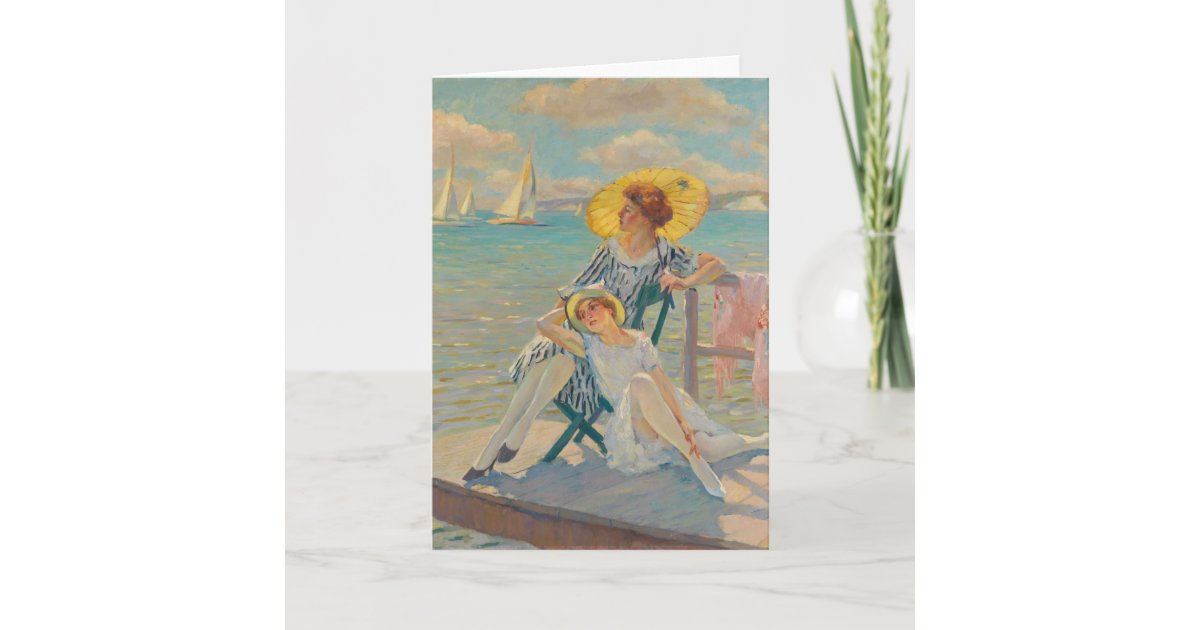 In the Sun | Edward Cucuel Card | Zazzle