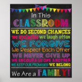 In This Classroom Printable Poster | Zazzle