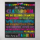 In This Classroom Printable Poster | Zazzle