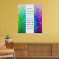 In This Classroom Rainbow Poster | Zazzle