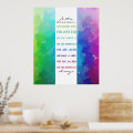 In This Classroom Rainbow Poster | Zazzle