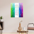 In This Classroom Rainbow Poster | Zazzle