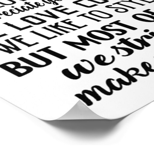 In this salon rules poster | Zazzle