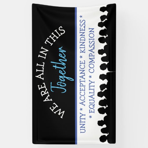 In This Together Unity Outdoors Banner | Zazzle