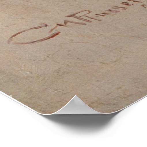 In Without Knocking by Charles Marion Russell Poster | Zazzle