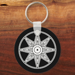 Inanna Star Symbol Keychain | Zazzle