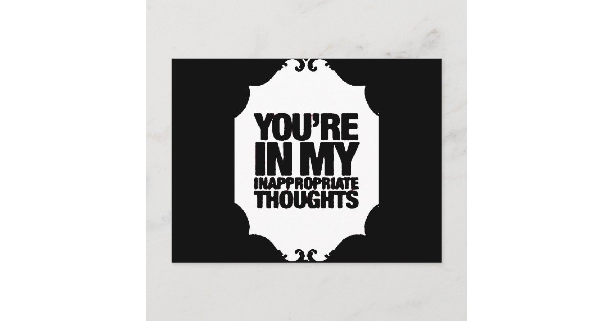 inappropriate postcard | Zazzle