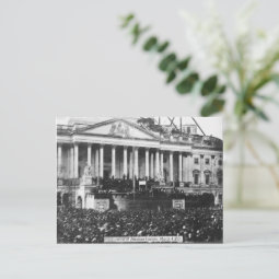 Inauguration of Abraham Lincoln March 4, 1861 Postcard | Zazzle