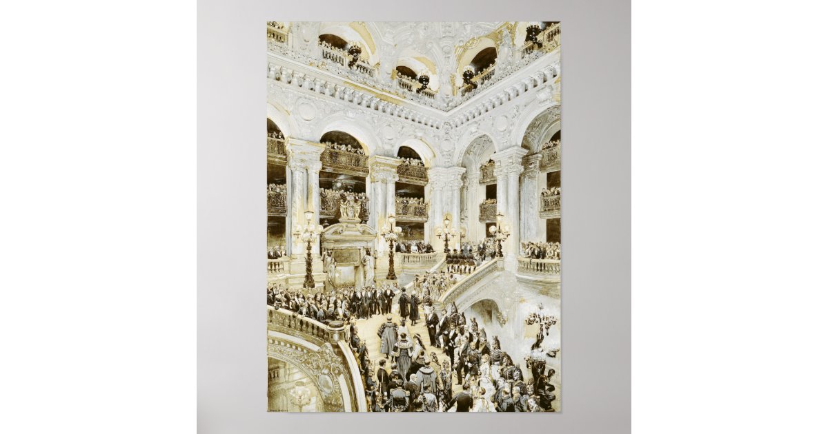 Inauguration of the Paris Opera House Poster | Zazzle